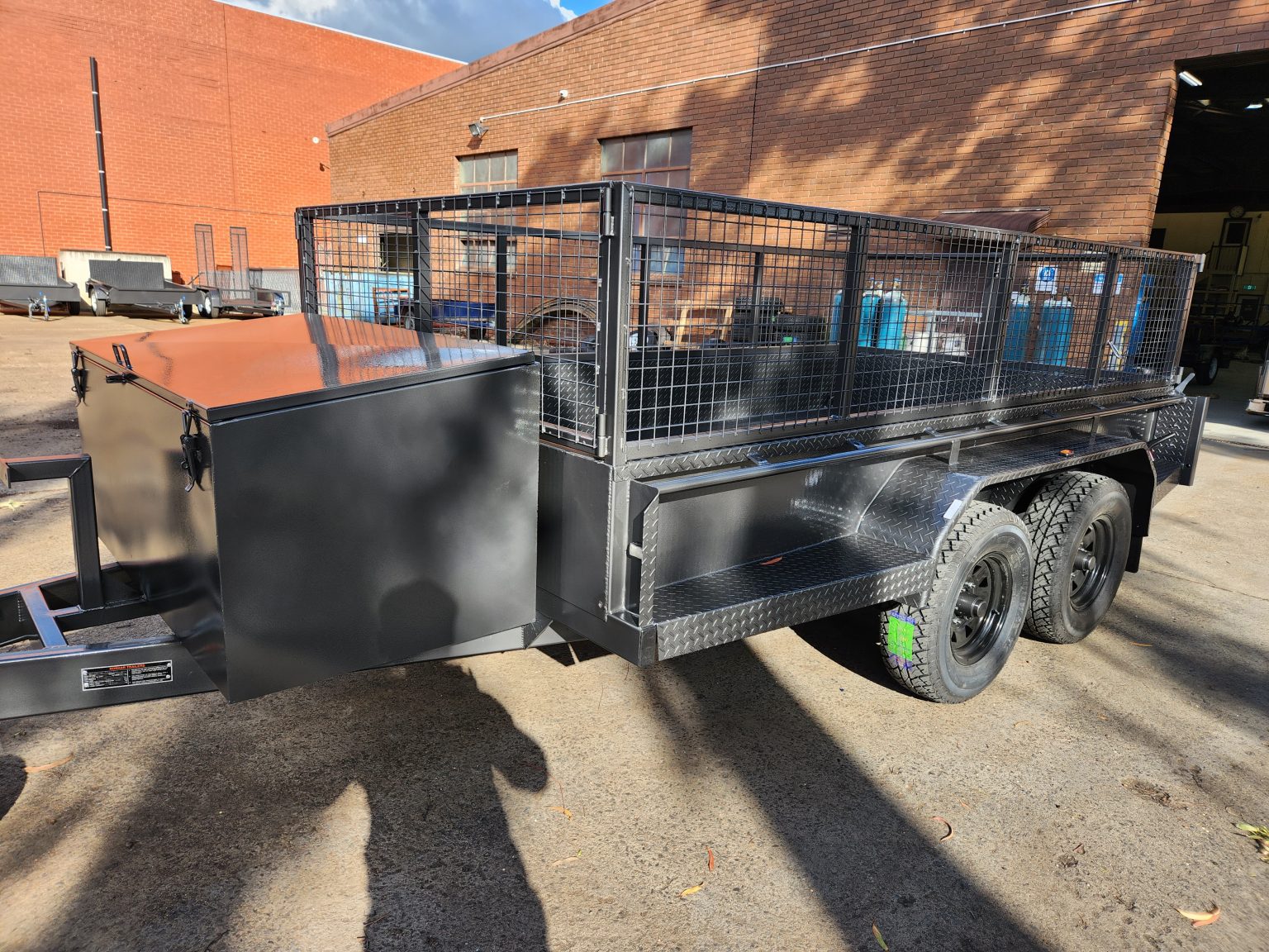 12x6 Tandem Cage Trailer | Roshar Trailers
