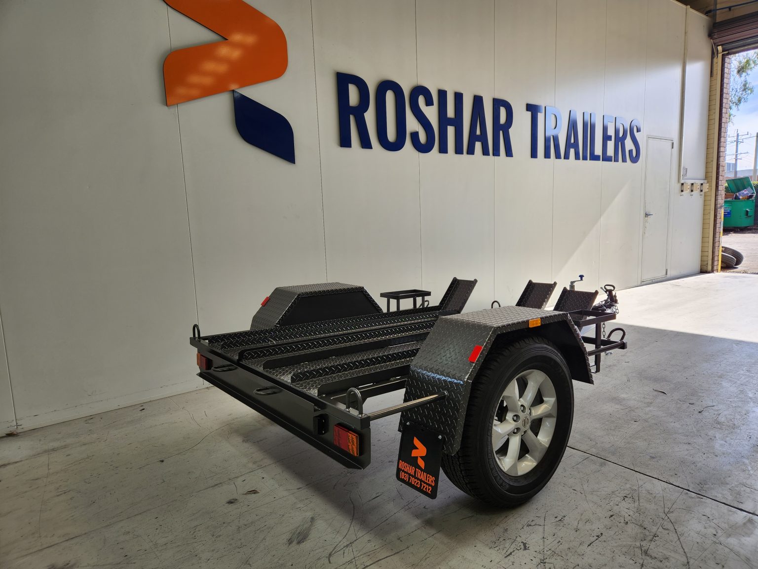6x4 Motorbike Trailer | Roshar Trailers