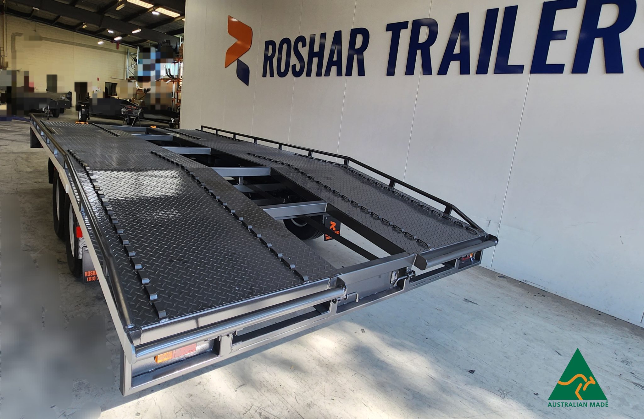 16x6'6 Car Carrier Trailer (Beaver Tail) | Roshar Trailers