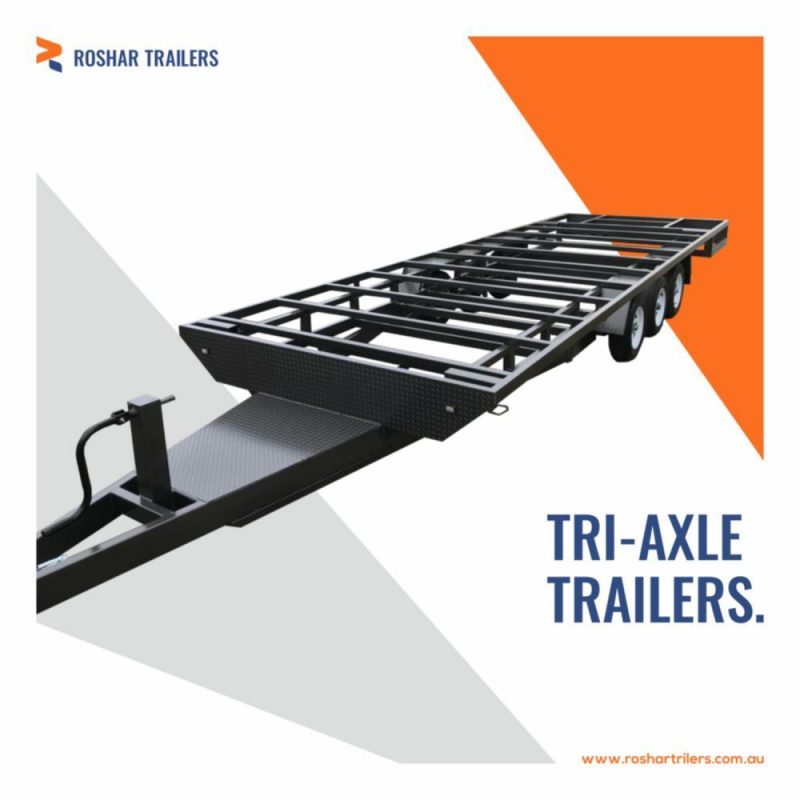 Tri-Axle Trailers | Tri-Axle Trailers for Sale Melbourne - Roshar Trailers
