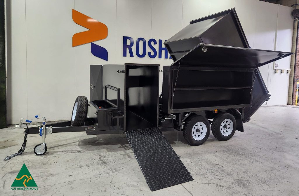 12x6 Hydraulic Tipper Trailer | Roshar Trailers