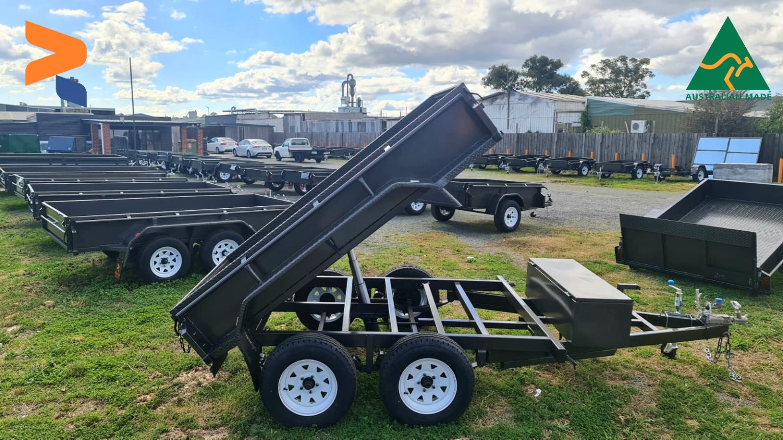 12x6 Hydraulic Tipper Trailer | Roshar Trailers