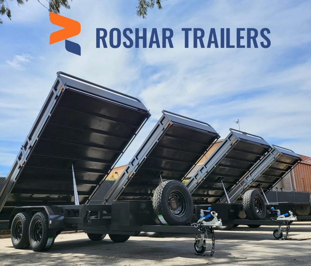 Tipper Trailers for Sale Melbourne - Roshar Trailers