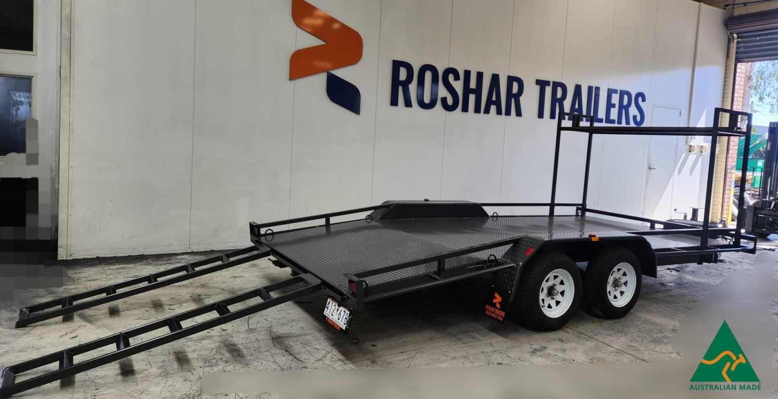 16x6'6 Car Carrier Trailer (Beaver Tail) | Roshar Trailers