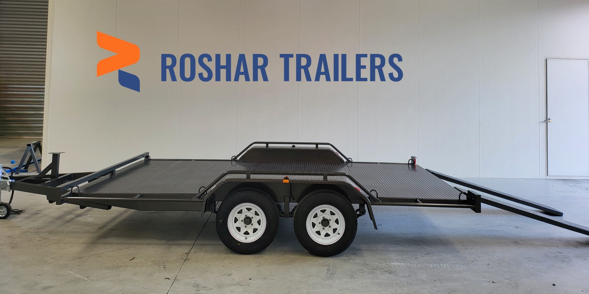 16x6'6 Car Carrier Trailer (Flat) | Roshar Trailers