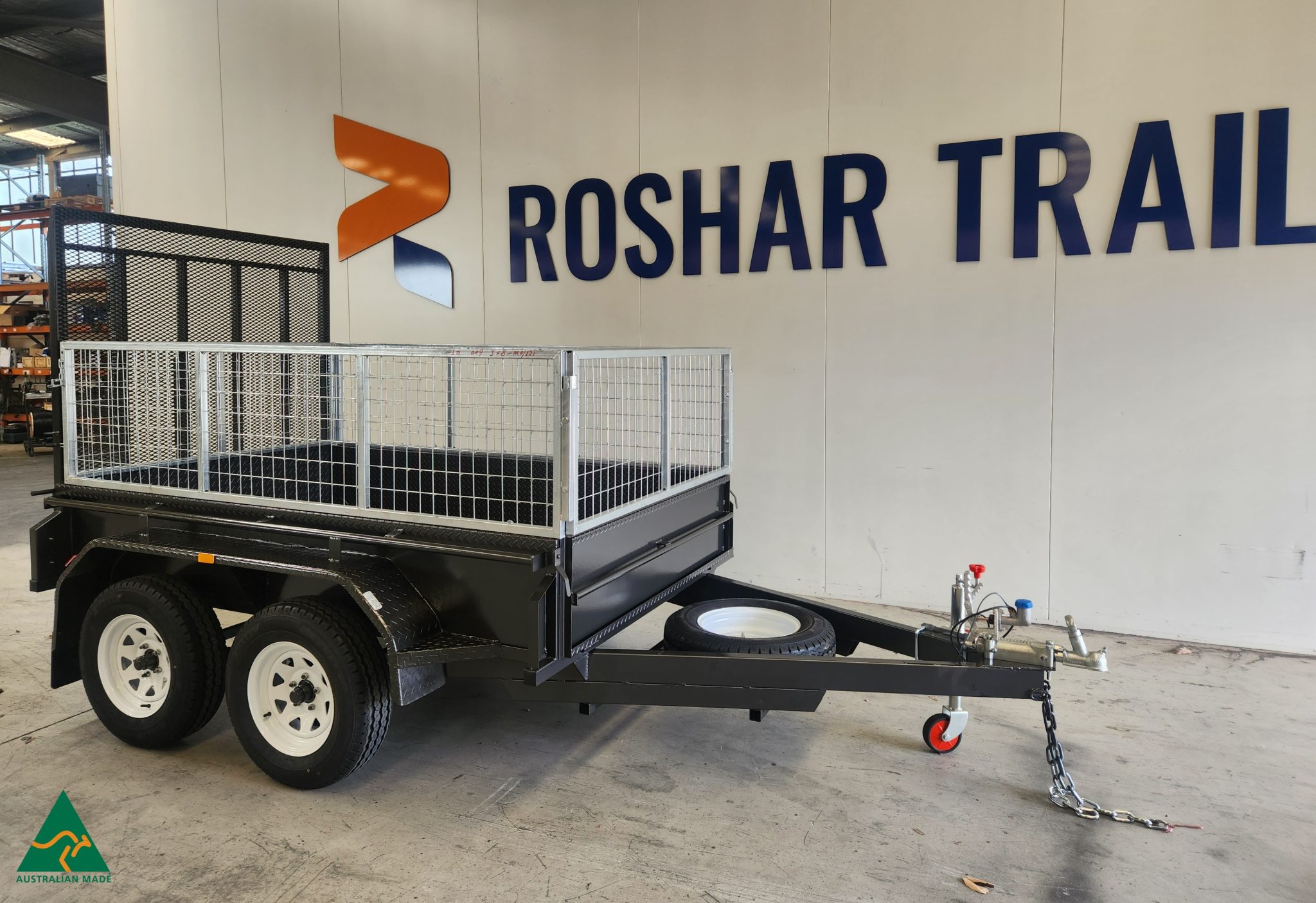 8x5 Tandem Cage Trailer | Roshar Trailers