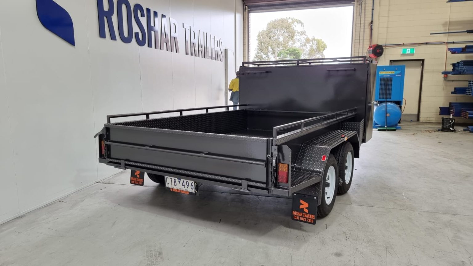 10x6 Fencing Trailer | Roshar Trailers