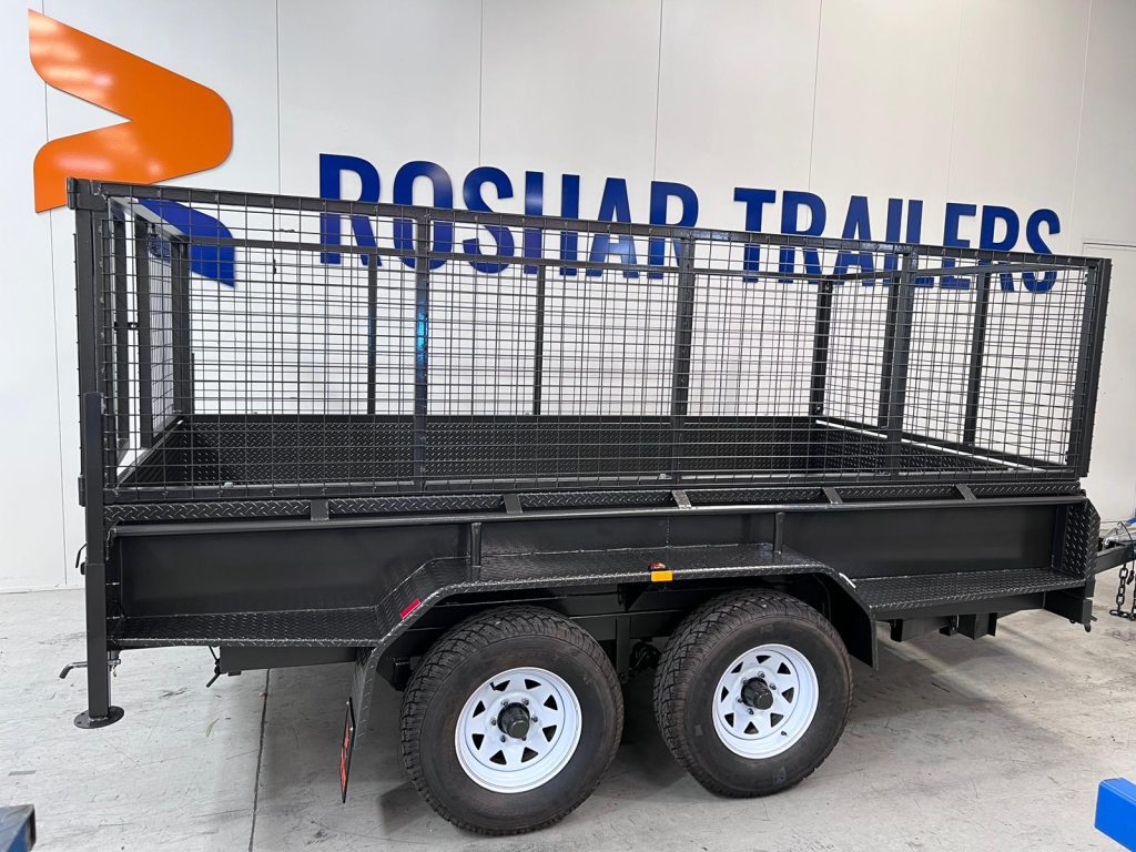 16x6 Tandem Cage Trailer | Roshar Trailers