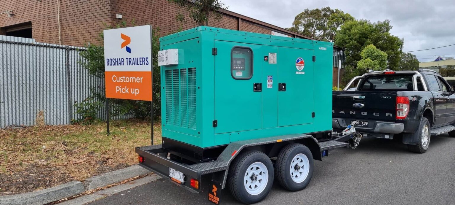 Best Custom Generator Trailers Melbourne | Roshar Trailers